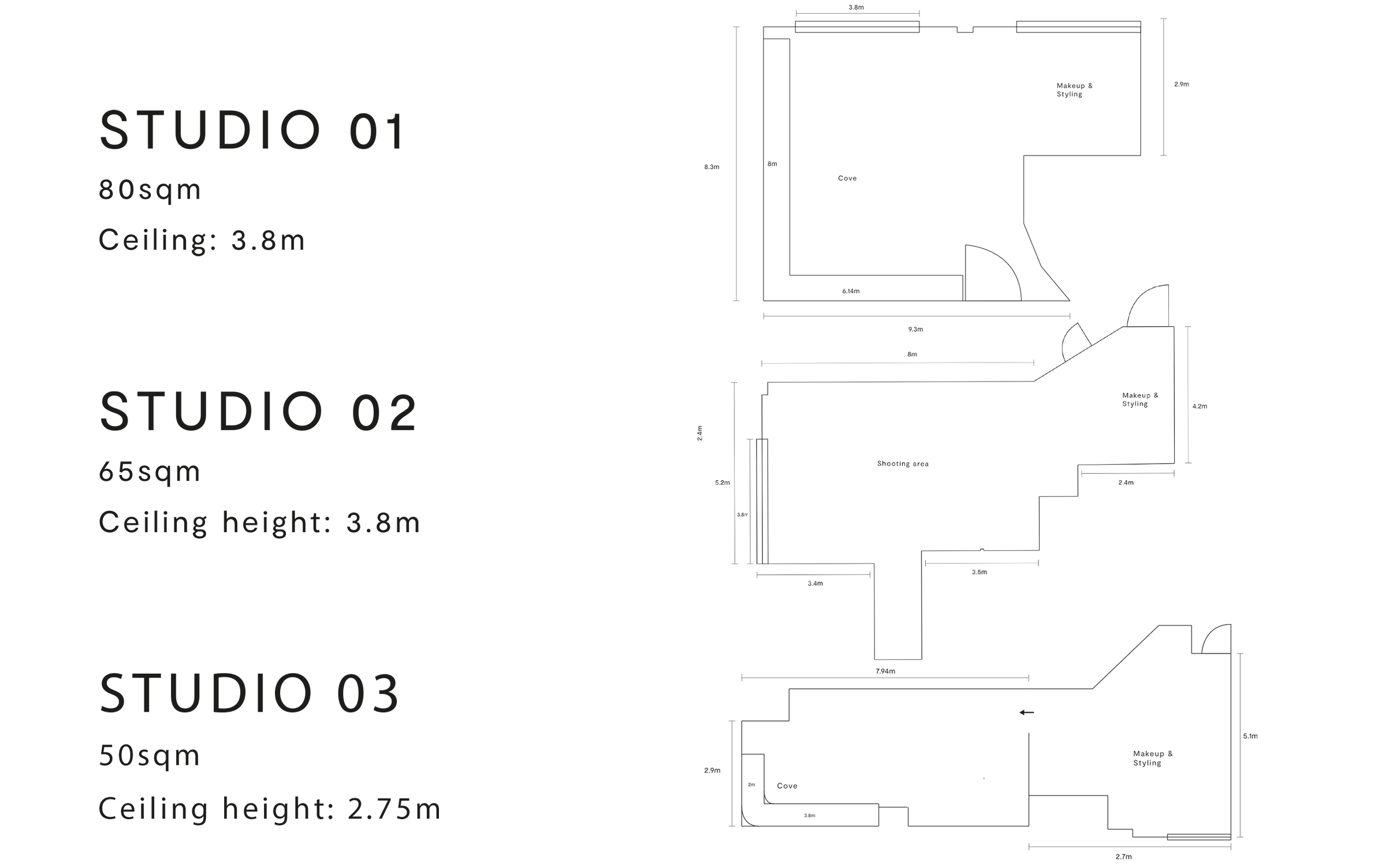 STUDIOHIRE – Studioview